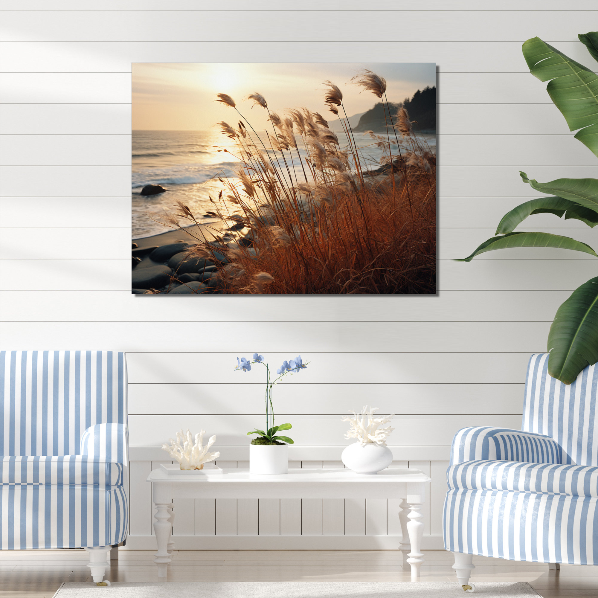 Highland Dunes Beach Breeze At Sunset III - Nautical & Beach Canvas Wall Art - Wayfair Canada